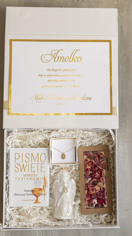 Pismo Święte Pamiątka Pierwszej Komunii Świętej, Medalik na Pierwszą ...